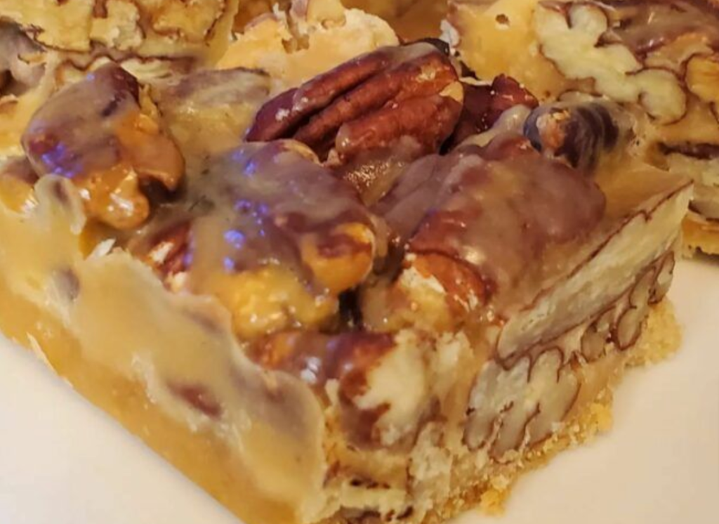 Caramel Pecan Dream Bars