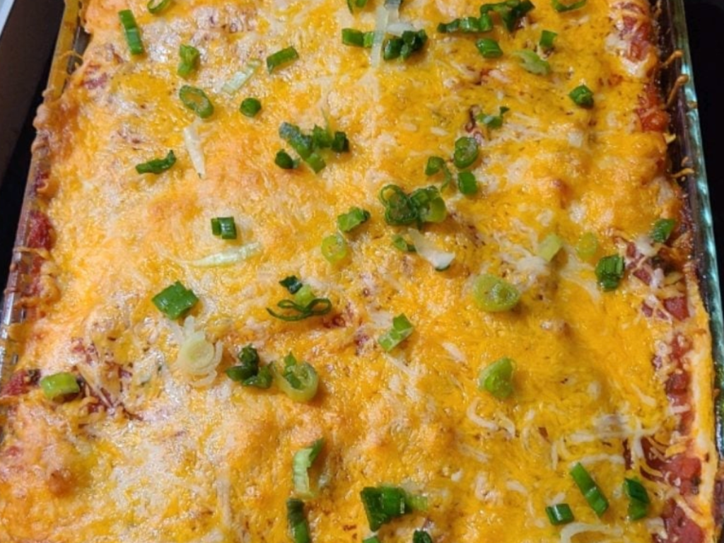 Cheesy Taco Lasagna