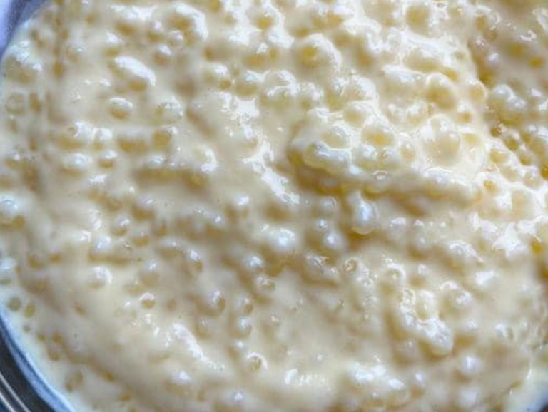 Homemade Tapioca Pudding