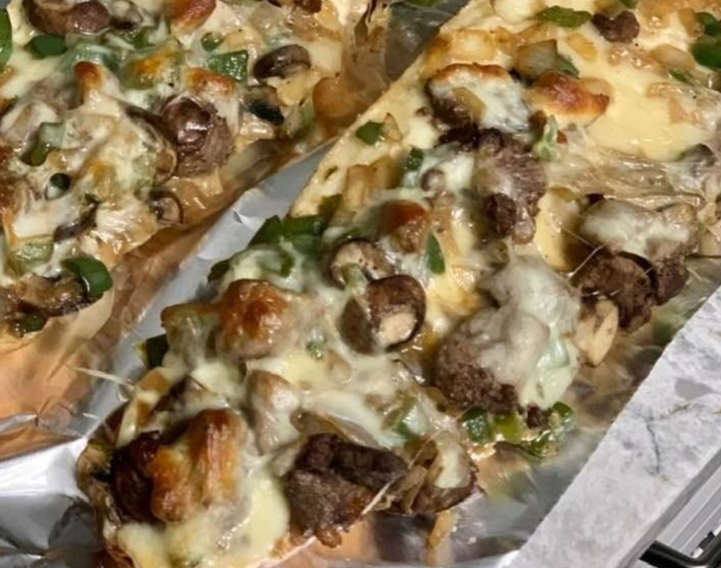 Philly Cheesesteak Cheesy Bread